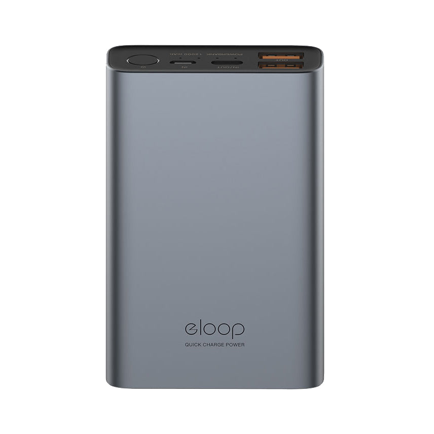eloop E36 12,000 mAH Aluminum Power Bank with USB-C - Free Shipping ...